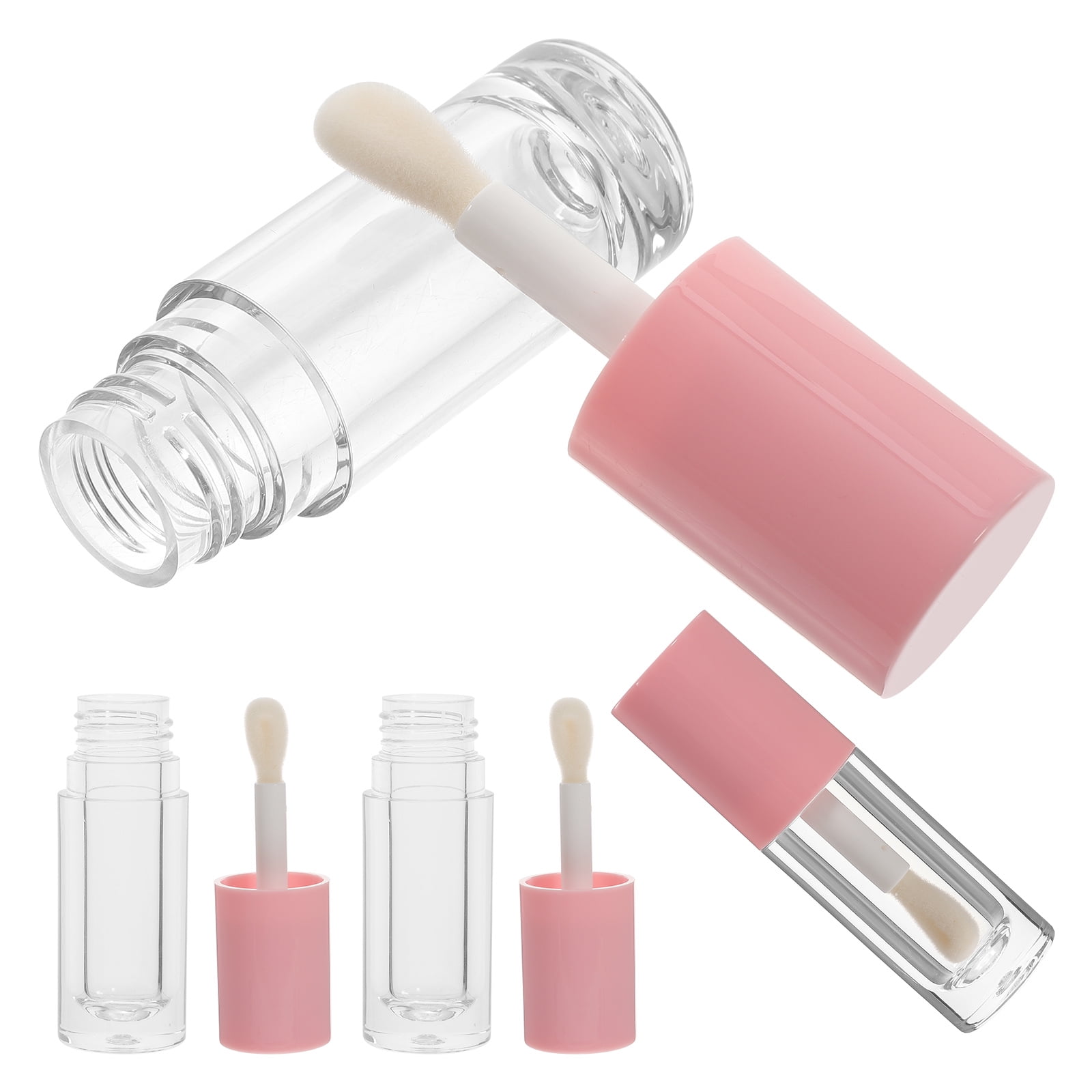 5 Pcs Lip Gloss Tube Oil Tubes Balm Containers Clear Lipglosses ...