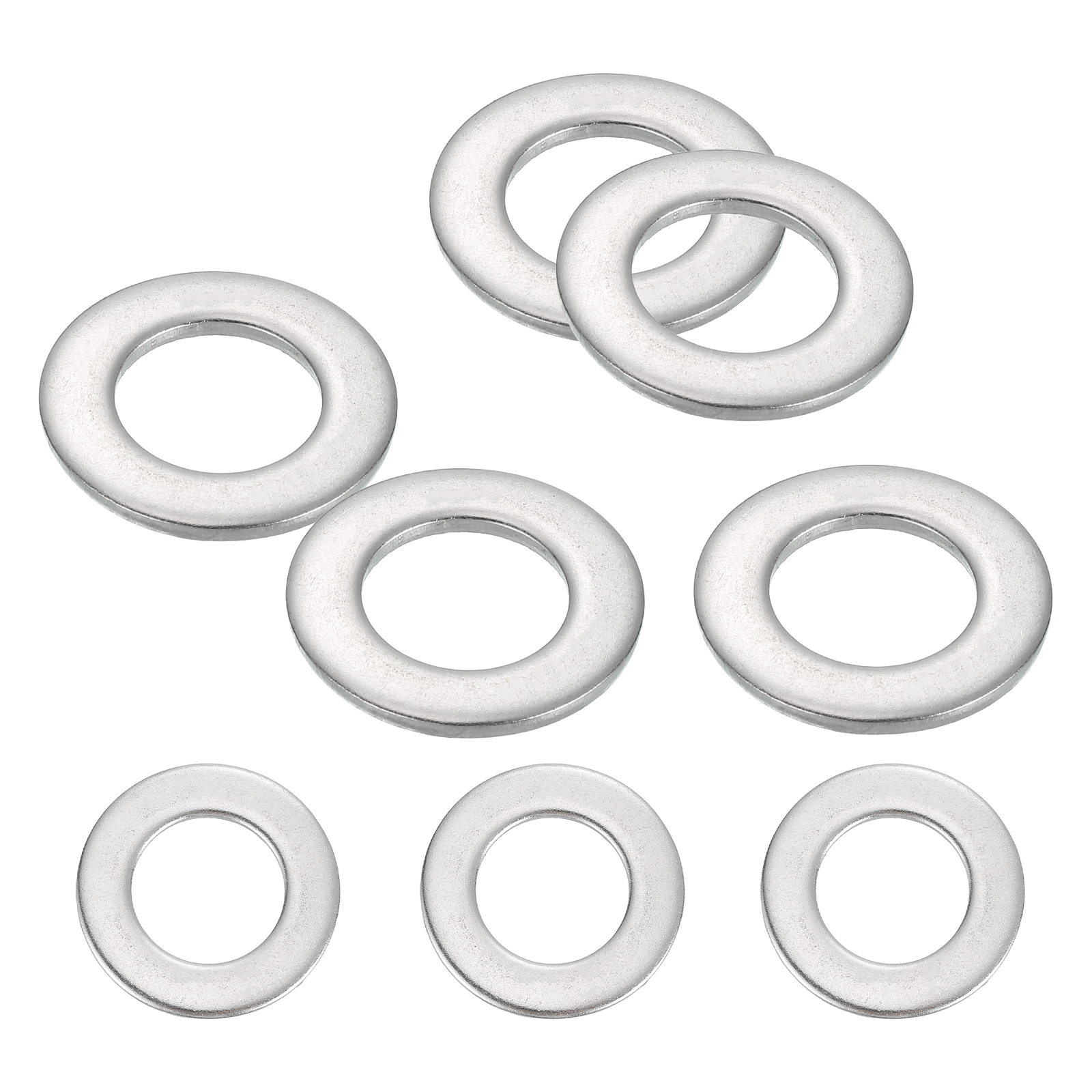 5 Pcs M16 304 Stainless Steel Flat Washers 16mm ID 30mm OD 2.5mm Thick ...