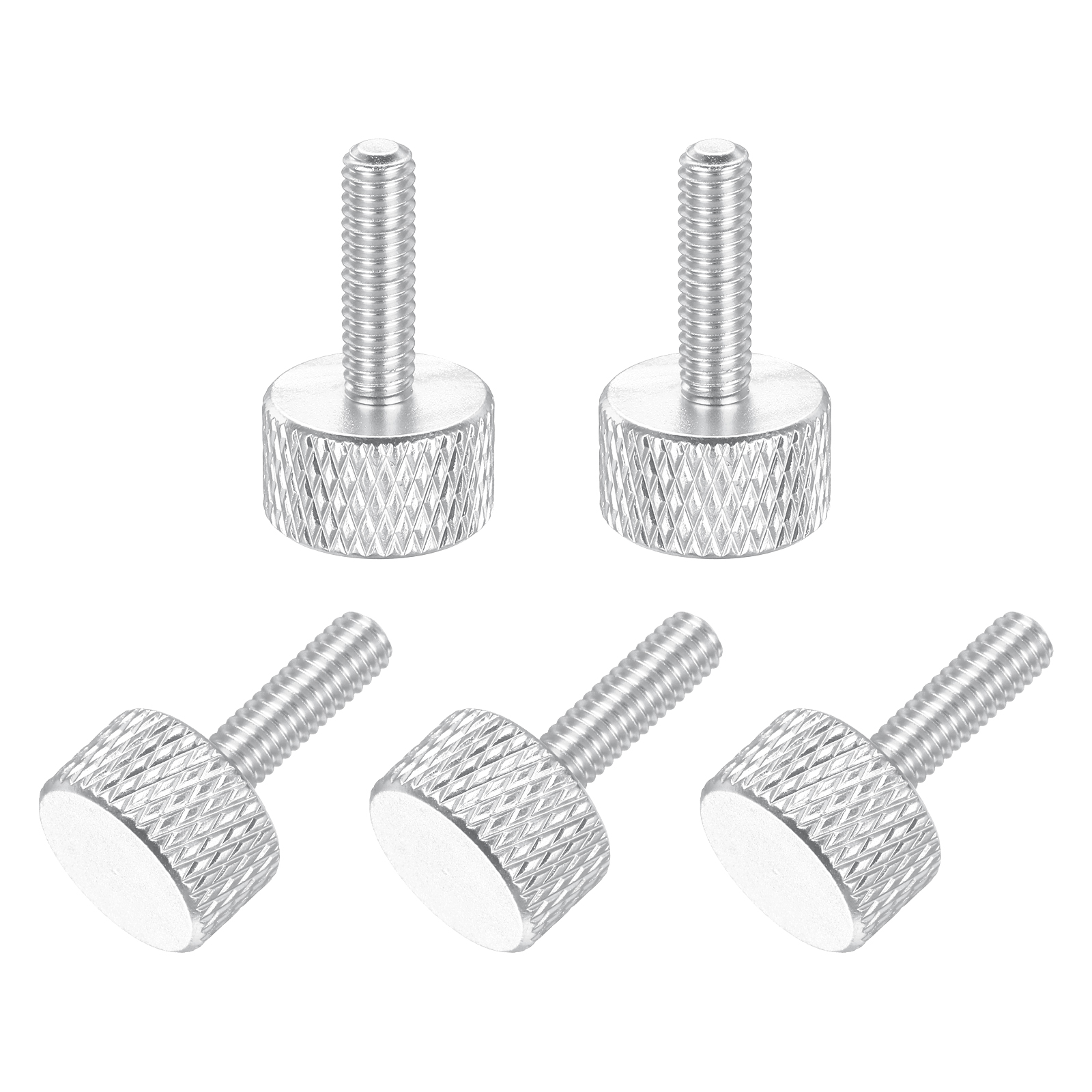 5 Pcs M4x12mm Flat Head Knurled Thumb Screws for Graphics Card, Green ...