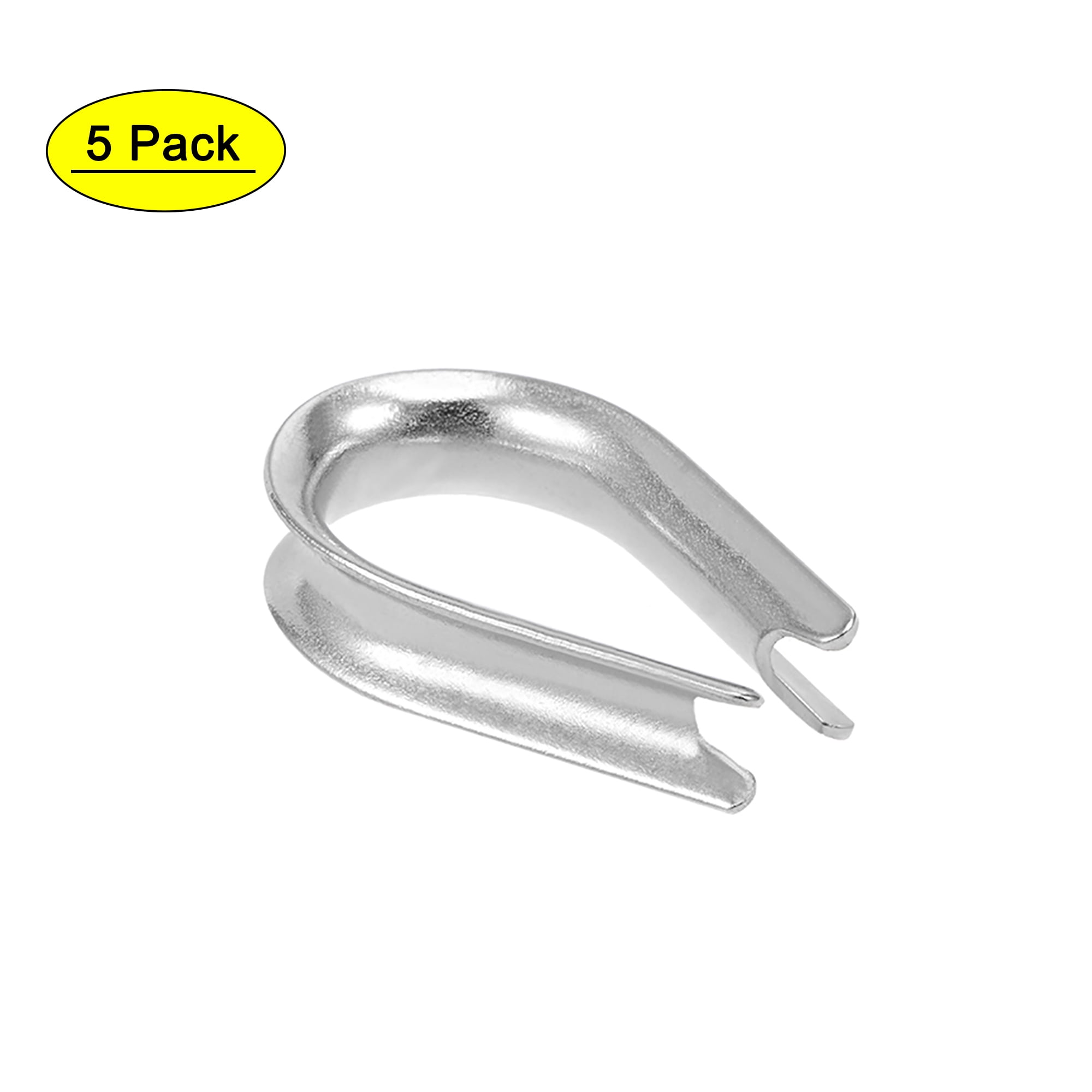 5 Pcs M6 Stainless Steel 11/64"-7/32" Wire Rope Cable Thimbles ...