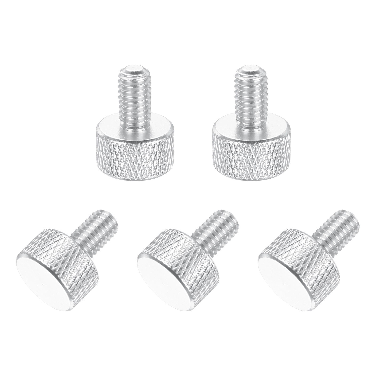 5 Pcs M6x12mm Flat Head Knurled Thumb Screws for Graphics Card, Green ...