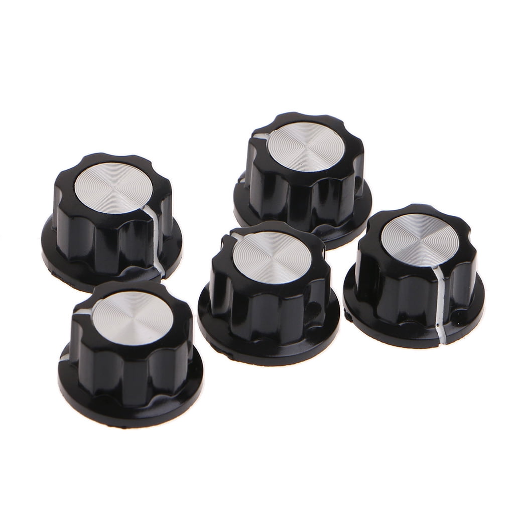 5 Pcs MF-A01 Potentiometer Knob Cap Inner 6mm Rotary Bakelite WH118 ...