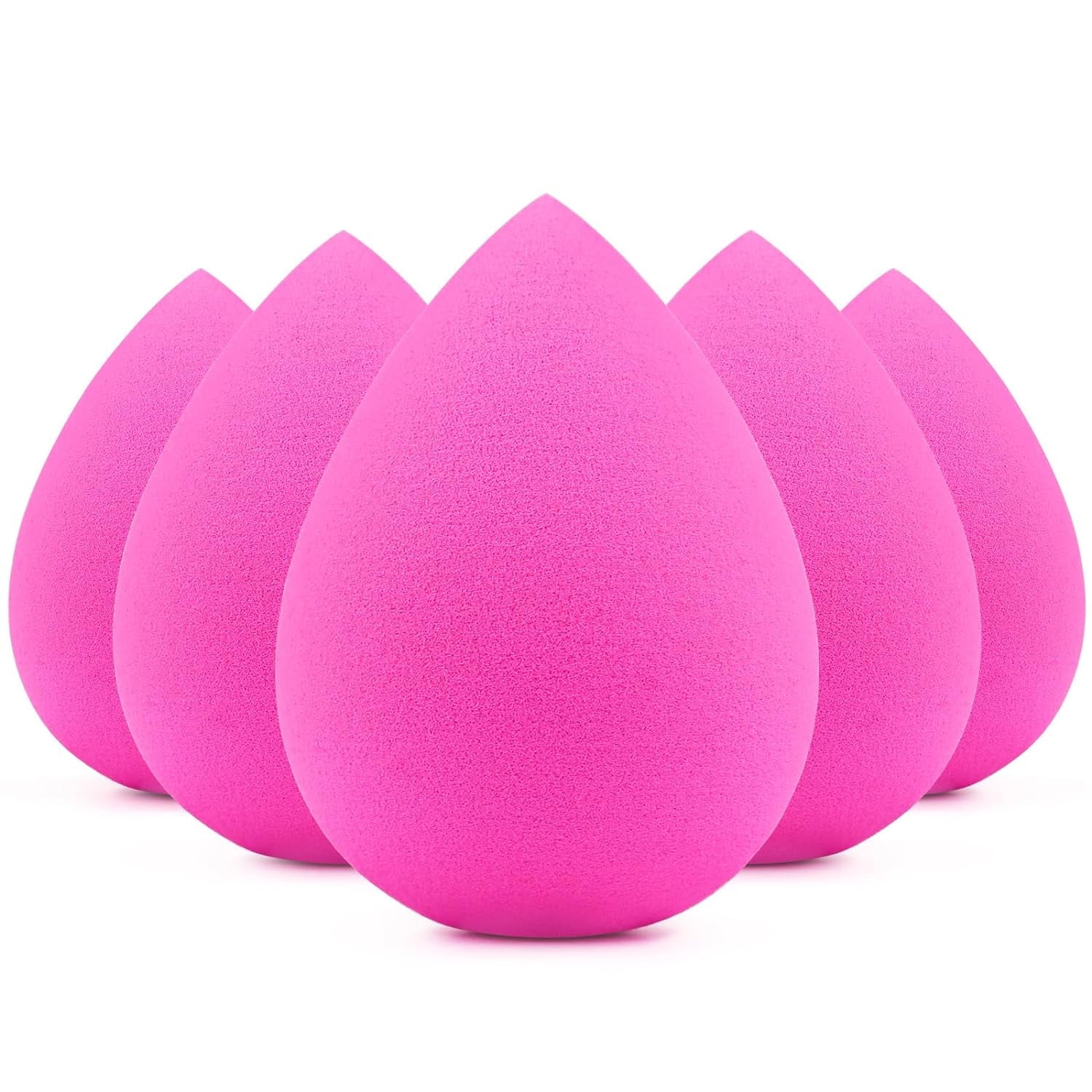 5 Pcs Makeup Sponges, Latex Free Beauty Sponge for Flawless Liquid ...
