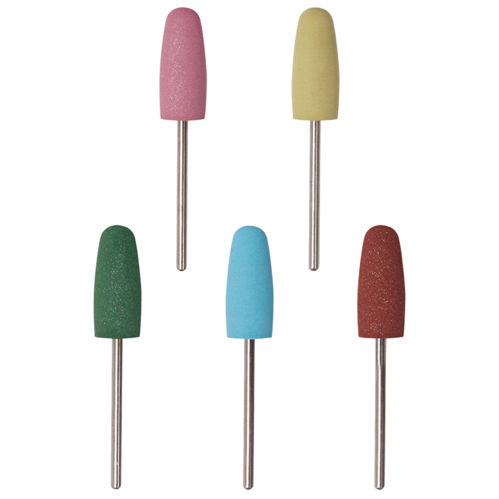5 Pcs Manicure Sanding Nail Polisher Fingernail Grinding Heads ...