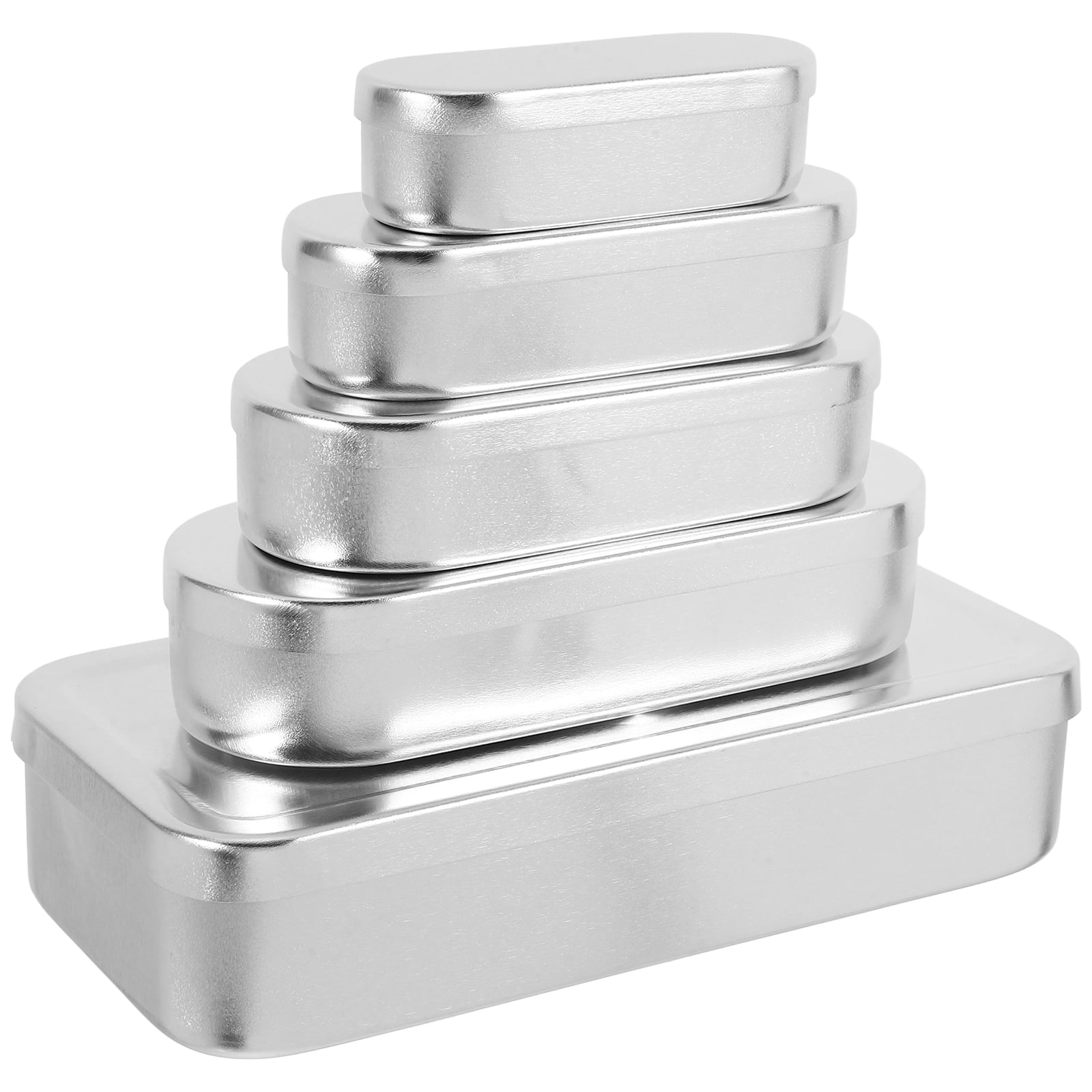 5 Pcs Medical Sterilized Aluminum Box Hospital Disinfection Containers ...