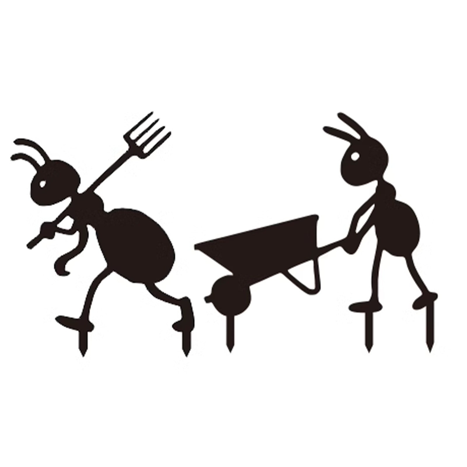 5 Pcs Metal Garden Ant Statue - Realistic Outdoor Decor, Weather ...