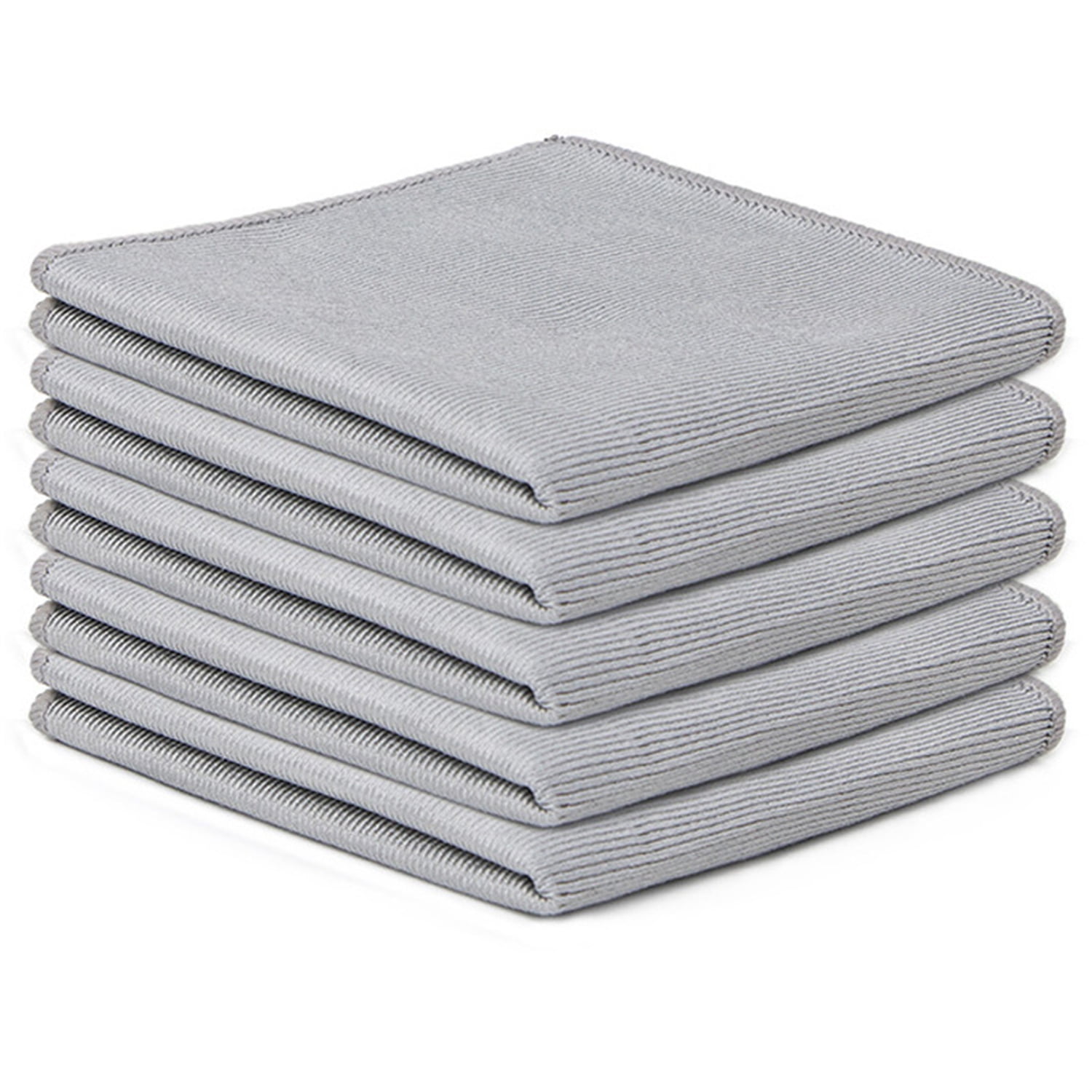 5 Pcs Microfiber Cleaning Cloth,Bexikou Glass Window Mirror Cleaning ...