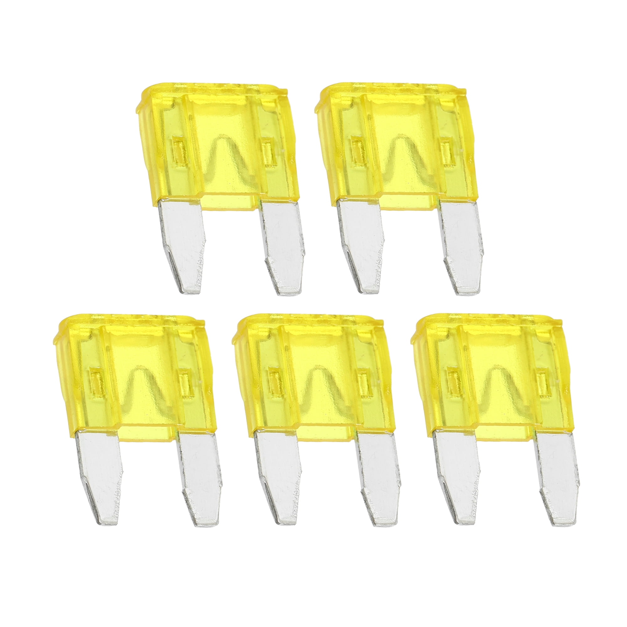 Unique Bargains 5 Pcs Mini 40AMP APM/ATM Universal Car Fuse Blade Style ...
