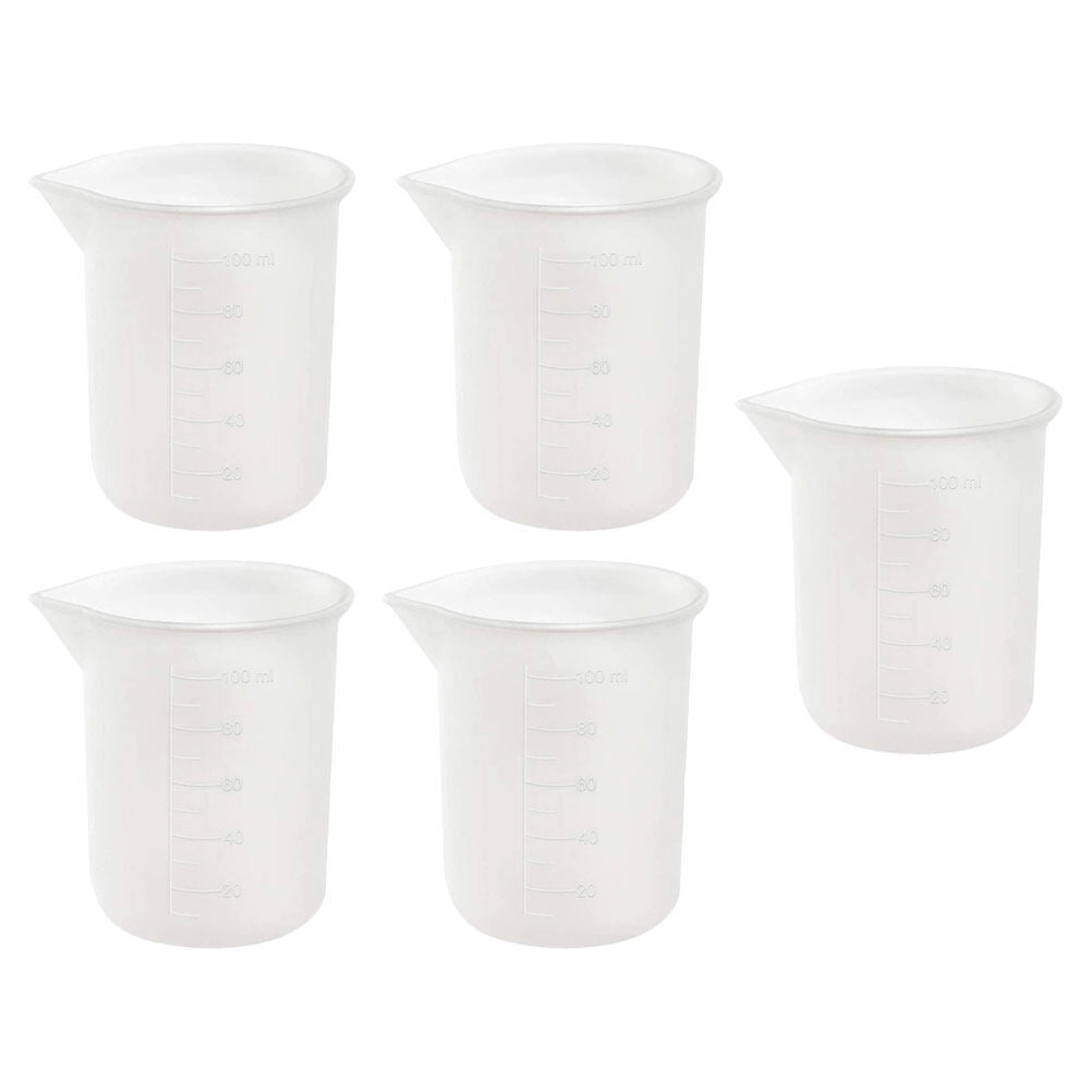 ORDDIART Kitchen Measuring Cups White Silicone 5Pcs 2.8x2in - Walmart.com