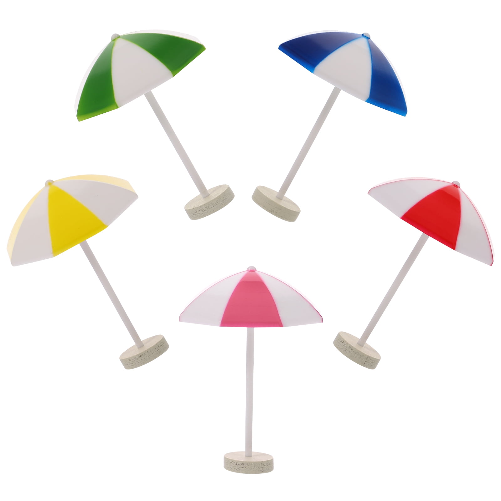 5 Pcs Mini Parasol Faux Plant Toy Doll Umbrella for Kids Baby - Walmart.com