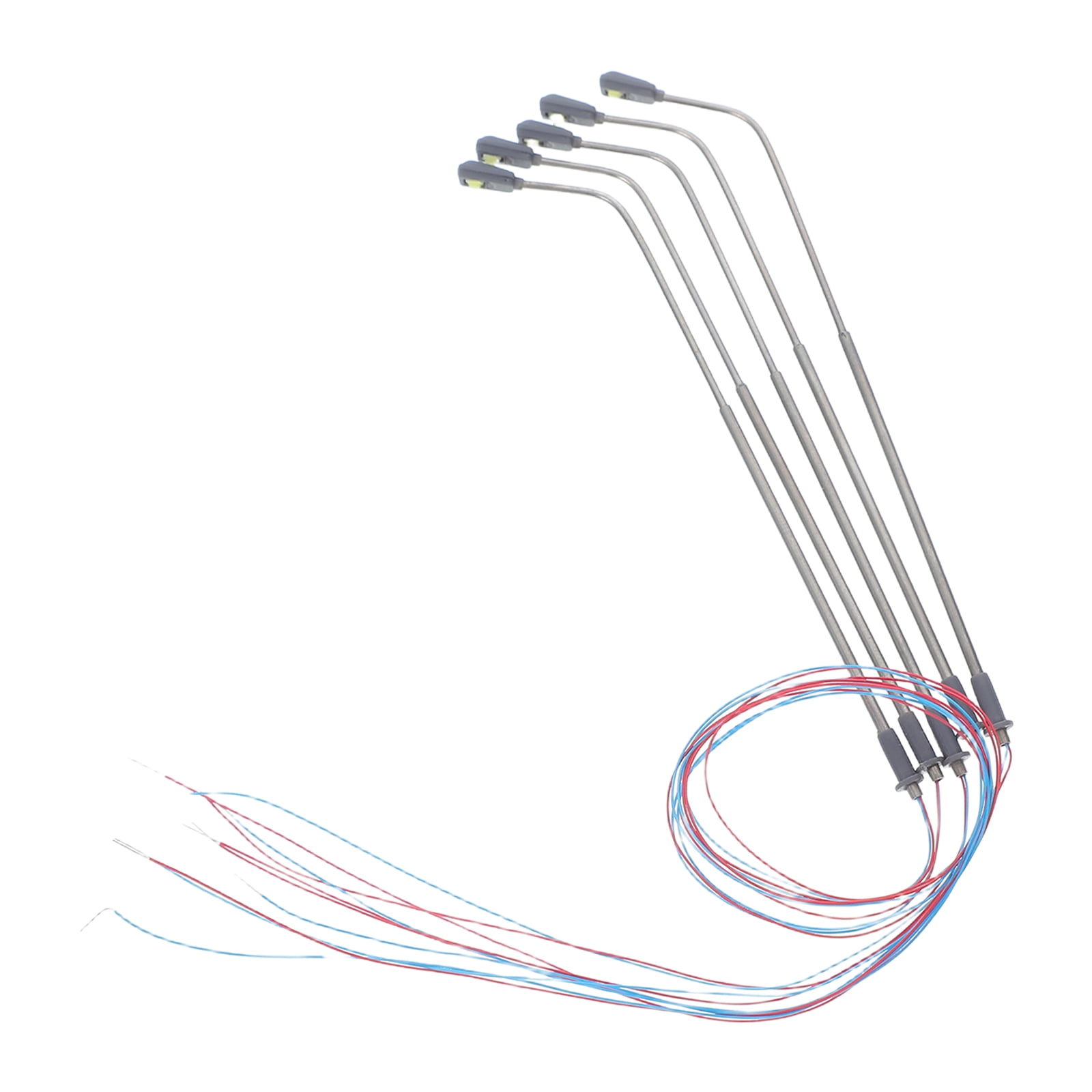 5 Pcs Mini Street Light Micro Landscape Street Light 9.00X1.50X0.20CM ...