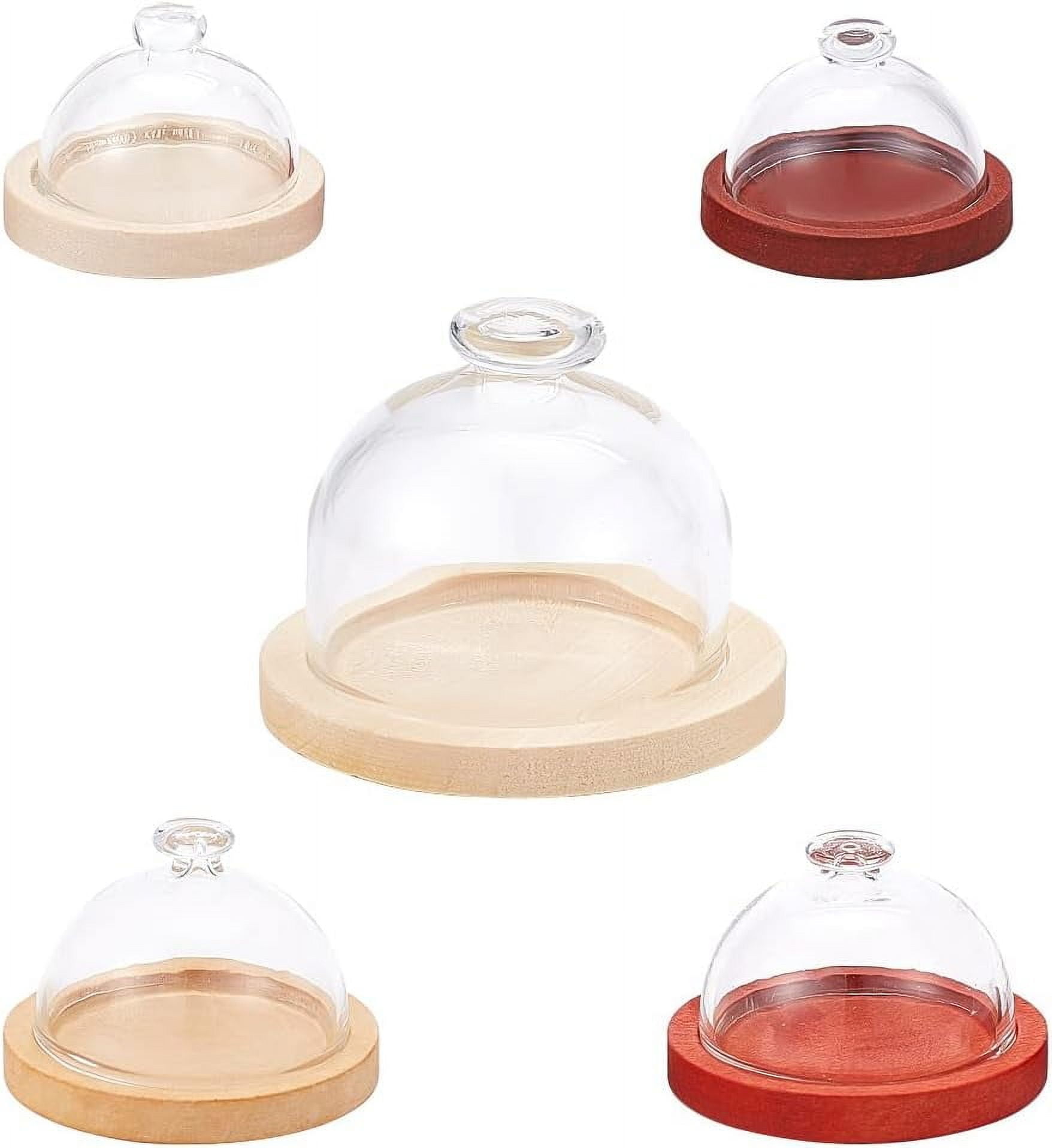 5 Pcs Mini Top Knob Glass Dome Cover Display Glass Dome with 5 Sizes ...
