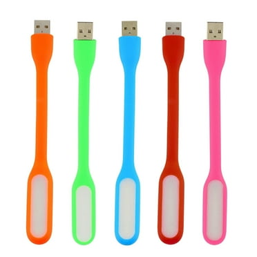 US2-4Pc Portable 10 LED USB Light Flexible Lamp for Reading Notebook ...