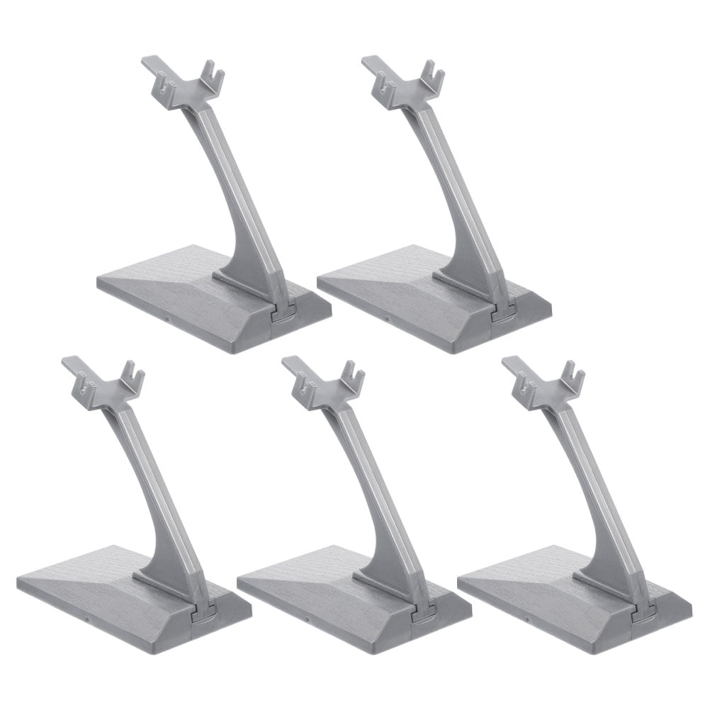 5 Pcs Model Airplane Stand Aircraft Storage Desktop Display Grey ...