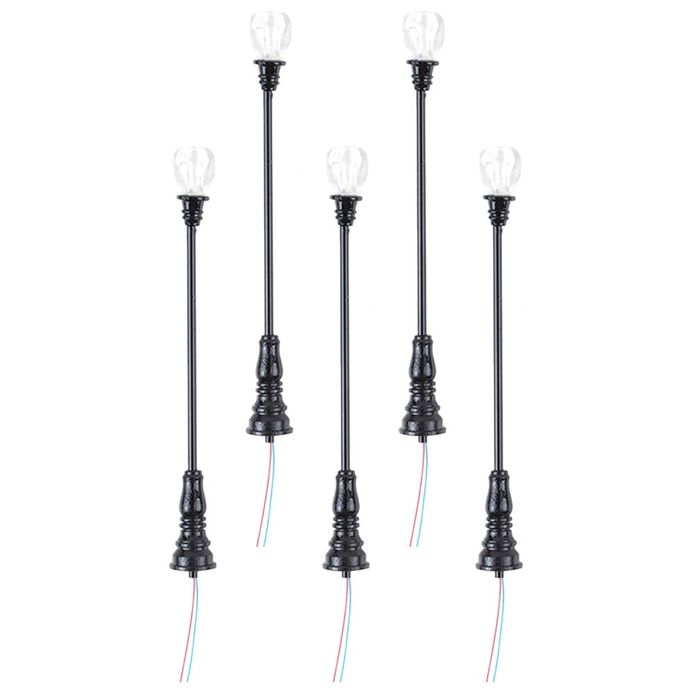 5 Pcs Model Garden Light Ornament Landscape Decor Outdoor Lantern Small ...