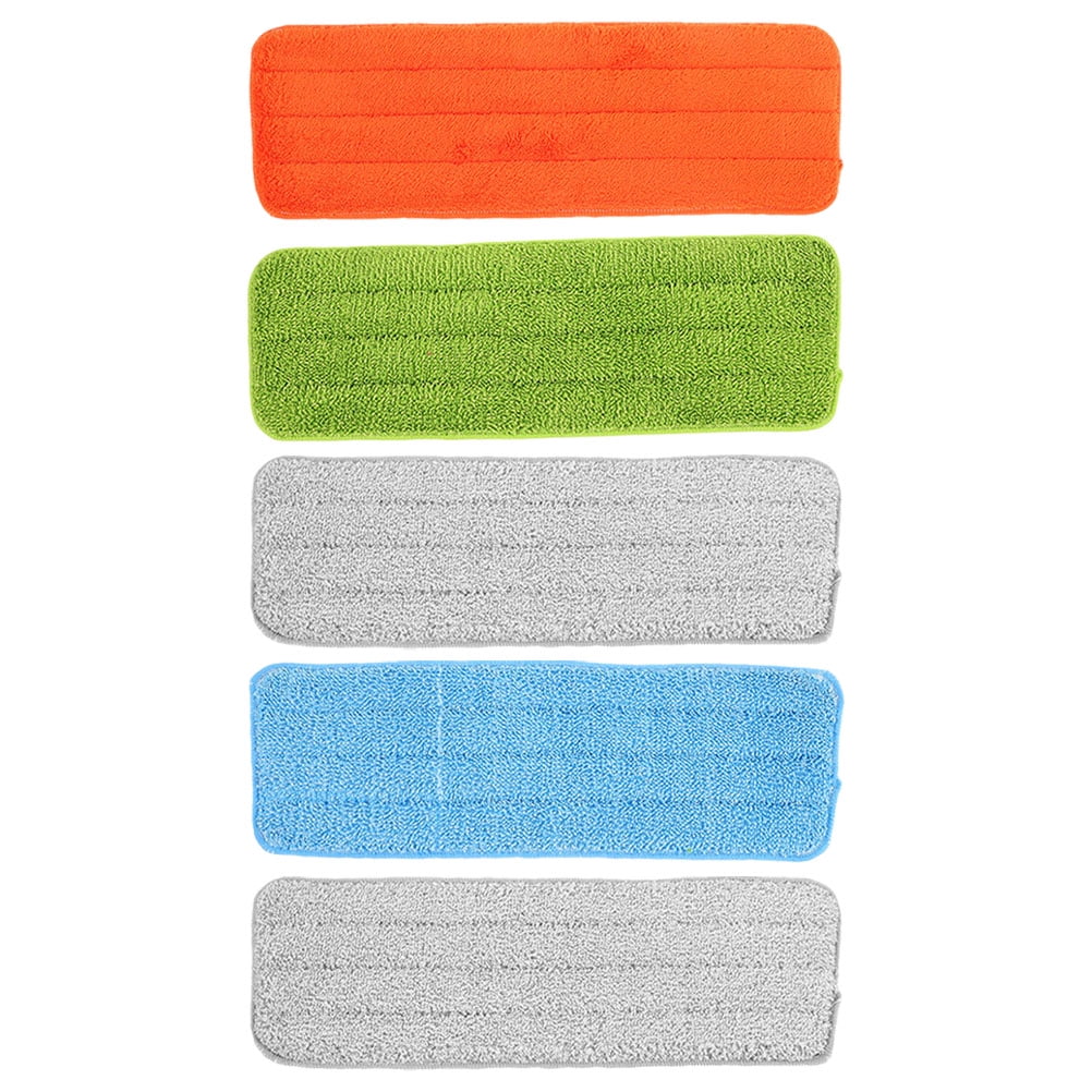 5 Pcs Mop Cloth Mops Replacement Heads Cleaning Pads Fiber Refill ...