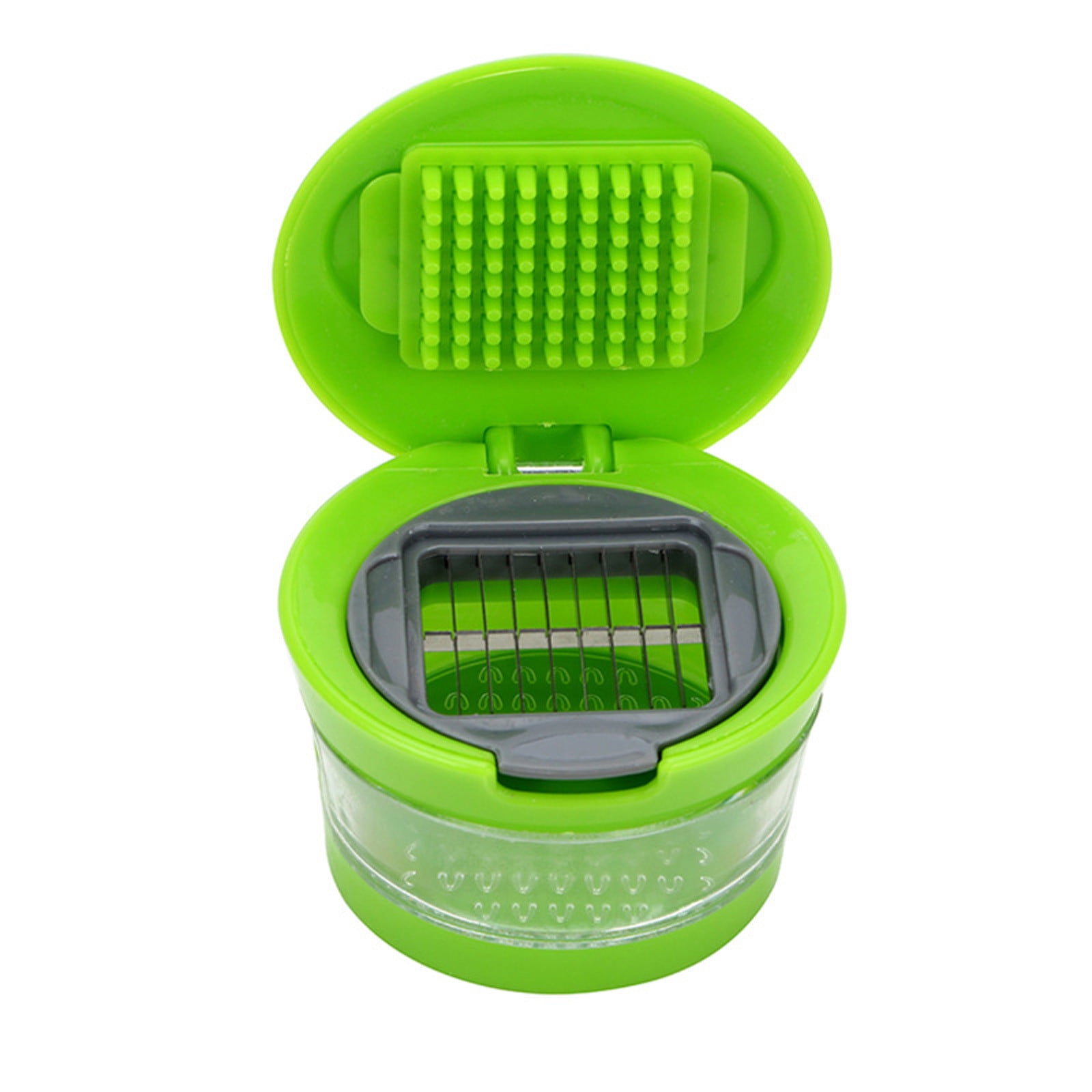 5 Pcs Multi-Function Garlic Press & Chopper - Plastic & Stainless Steel ...