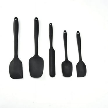 3Pcs Silicone Spatula Set , 446°F Heat-Resistant Baking Spoon ...