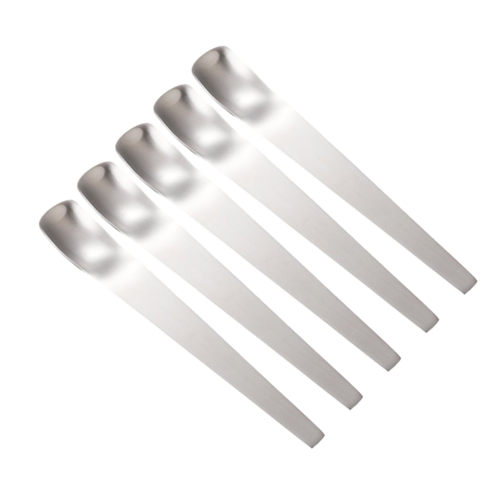 5 Pcs Multifunctional Dessert Spoons and Forks Stainless Steel Unique ...
