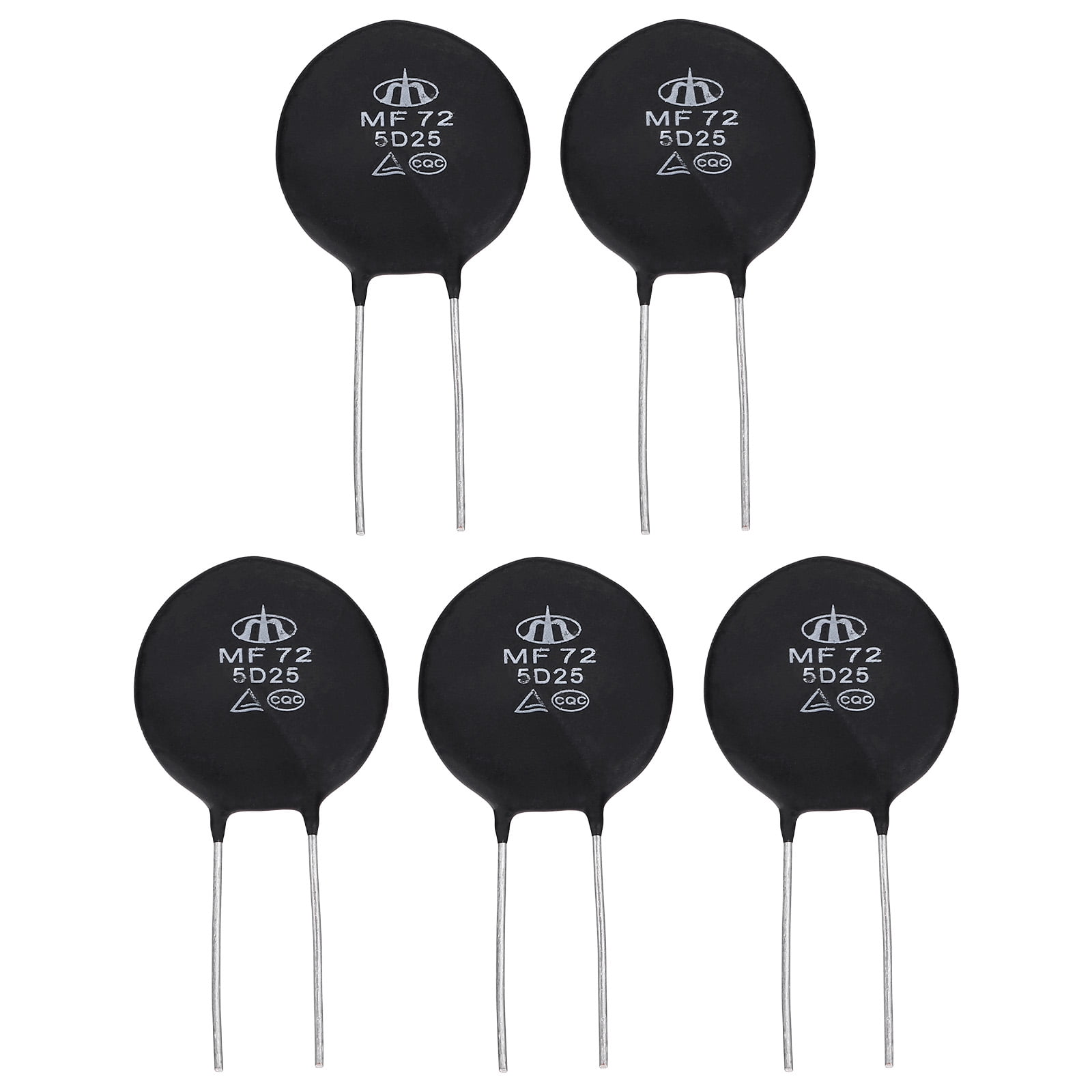 5 Pcs NTC 5D-25 5 Ohm MF72 Power Direct Heat Type Negative Temperature ...