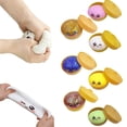 5 Pcs Glitter Dumpling Squishy with Food Steamer, 3.94 inch Giant ...