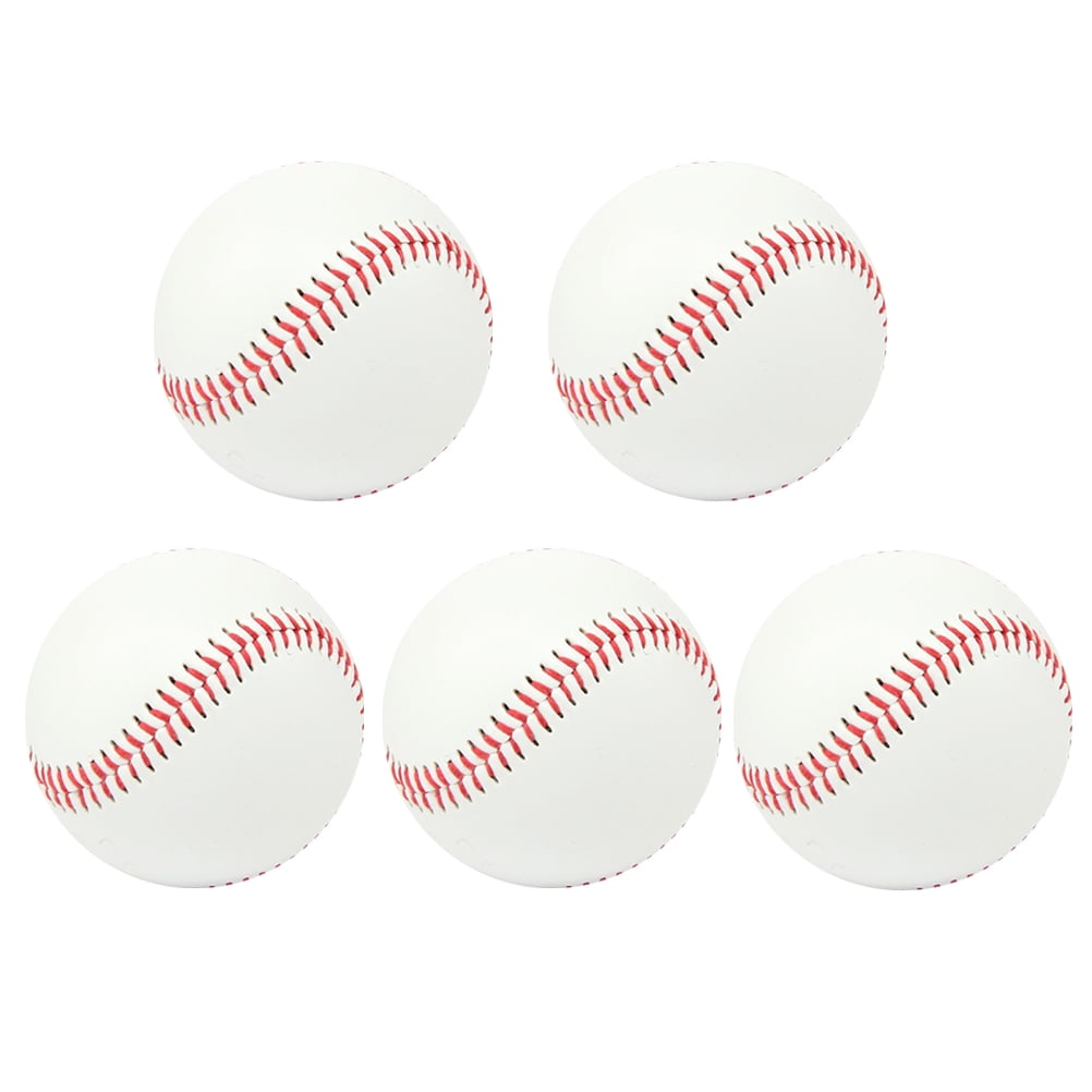 ADDHAT Baseball Practice Balls Pu Foam 5 Pcs for Teenagers and Adults ...