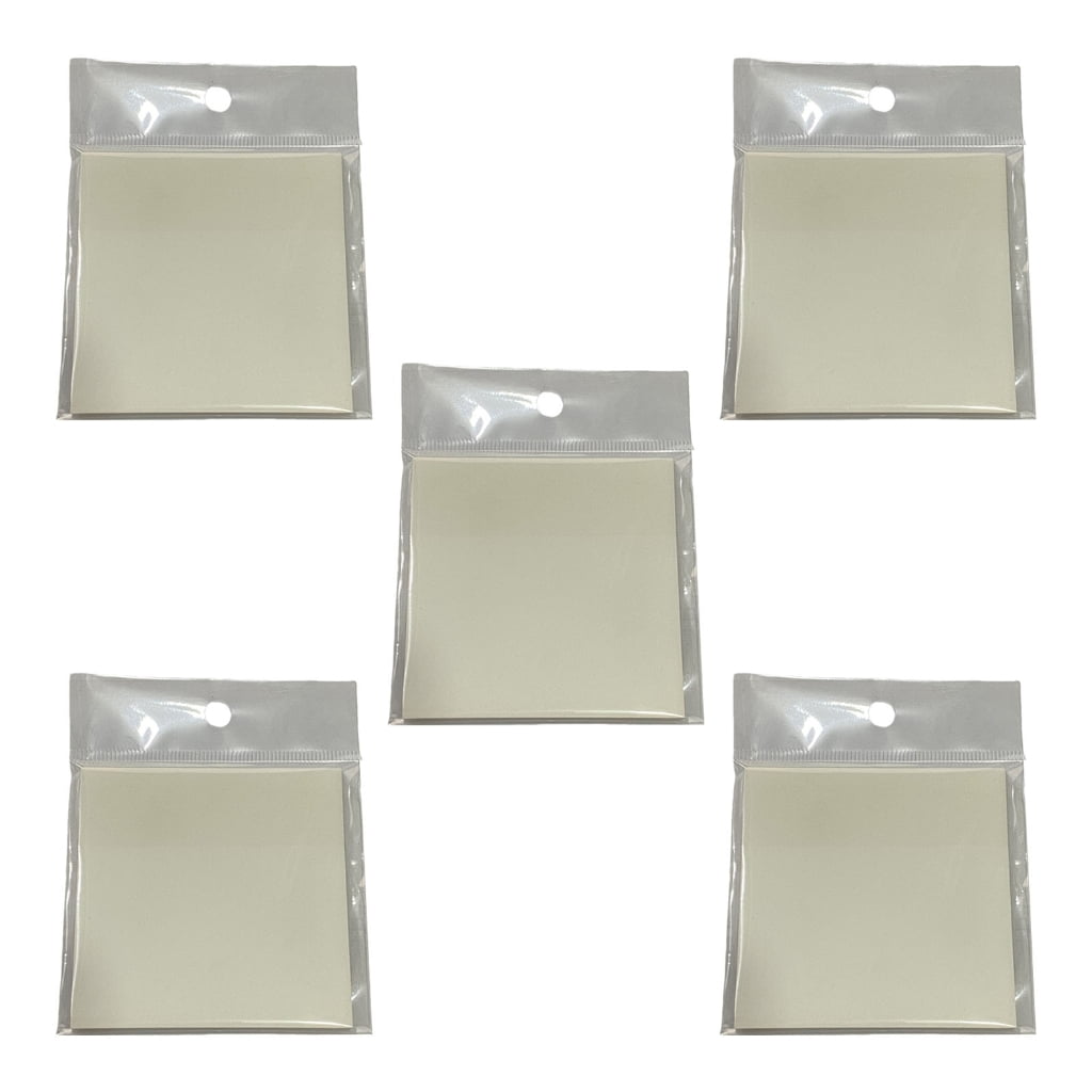 5 Pcs Note Pad Clear Sticking Note Waterproof Memos Pad Macaroon Color ...