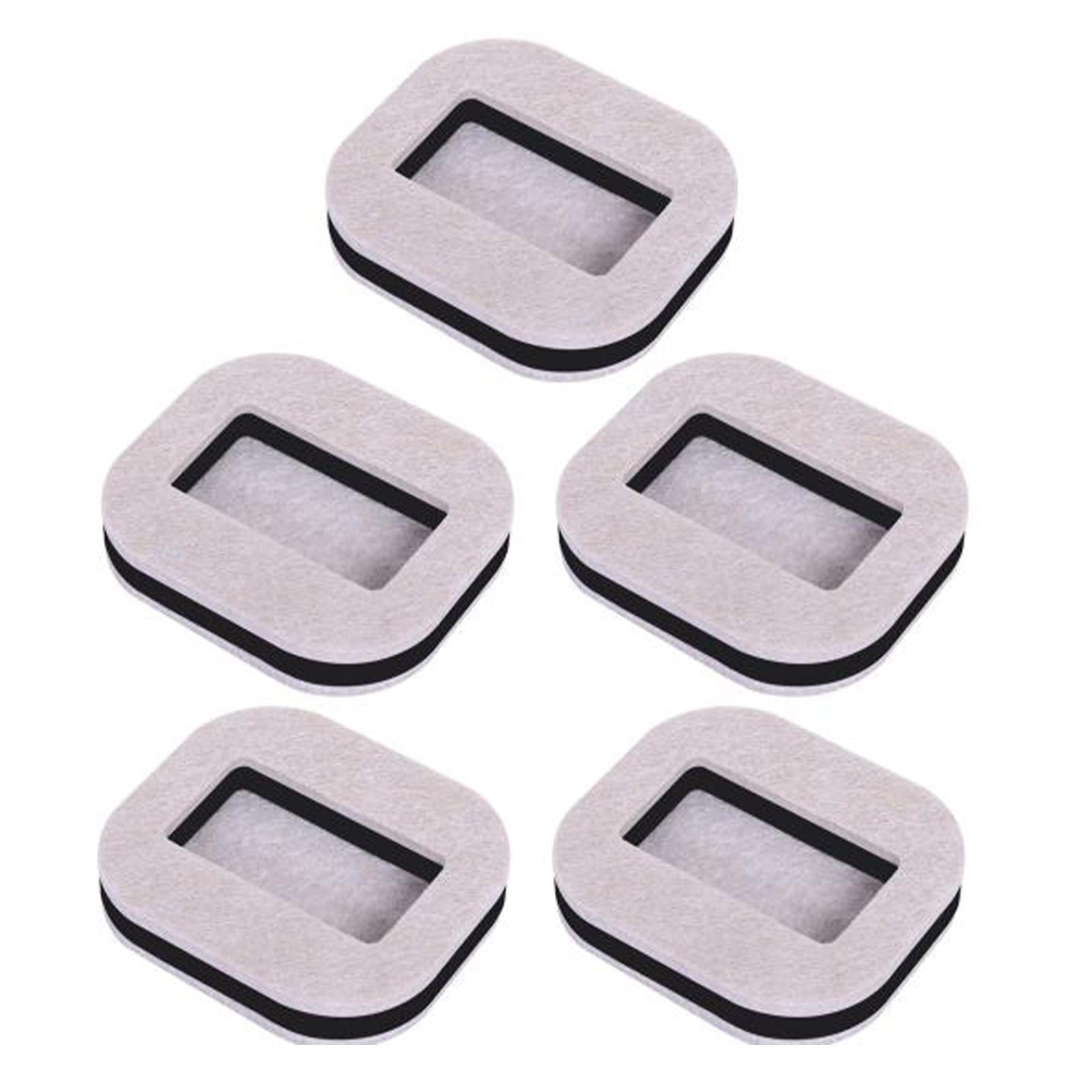 5 Pcs Office Chair Caster Cups - Protect Hardwood & Carpet Floors ...