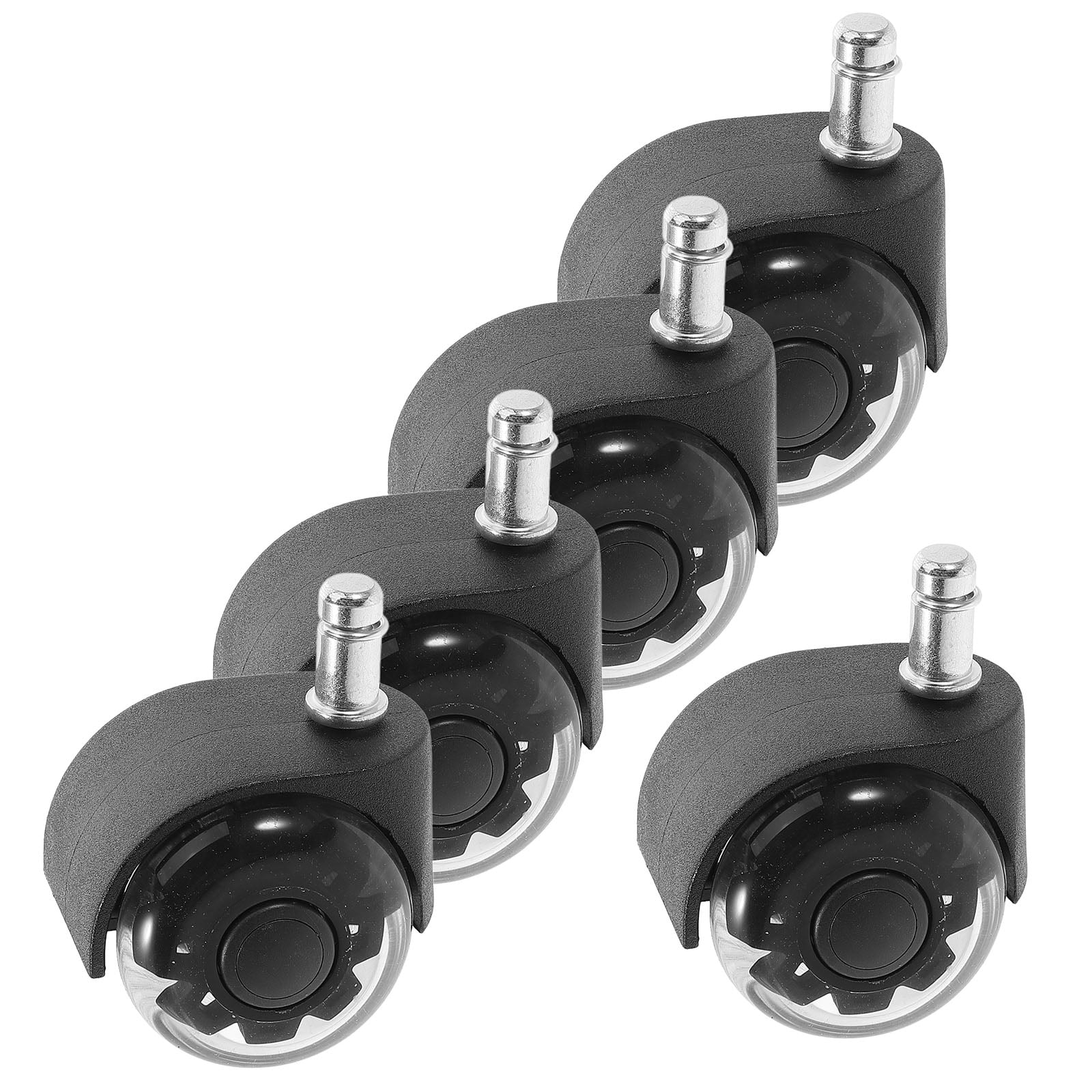 5 Pcs Office Chair Casters Horns for Trucks Wheels Fixture Rod ...