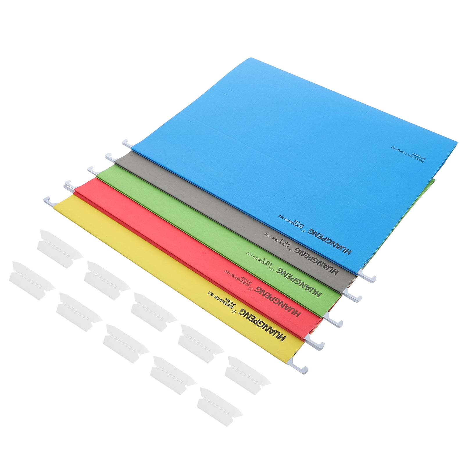 5 Pcs Office Hanging Clip Heavy Duty Folders Wall File Holders Paper ...