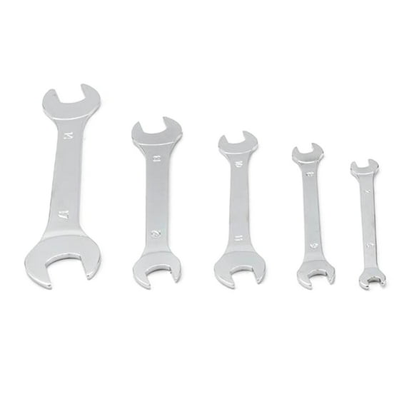 5 Pcs Open Ended Spanner High Carbon Steel Ultra Thin Double End ...