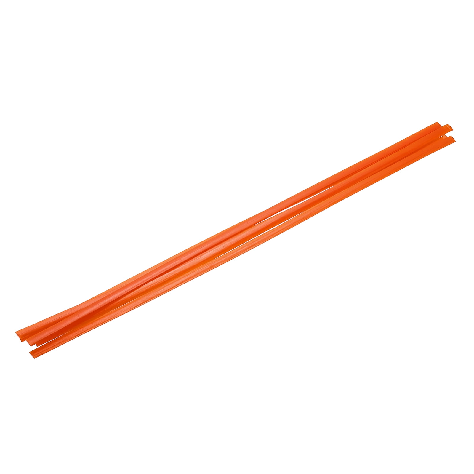 5 Pcs Orange Plastic Welding Rods 9.5mm x 500mm HDPE Flat Ribbon ...