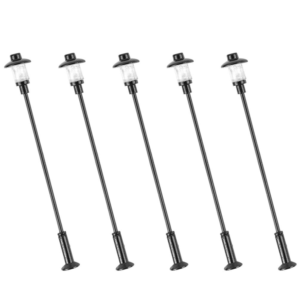 HOMEMAXS Mini Street Light Model for Decoration Black Stainless Steel ...