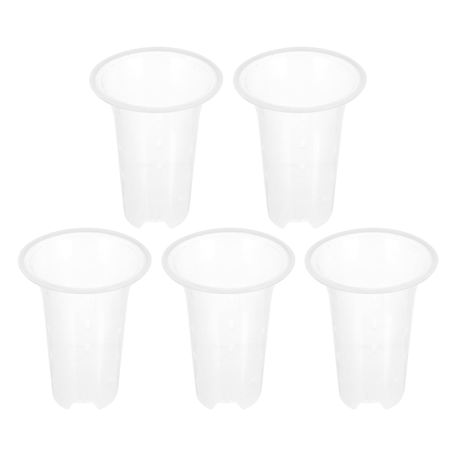 5 Pcs Outdoor Planting Containers Orchid Pots Grow Nursery Cups Clear ...