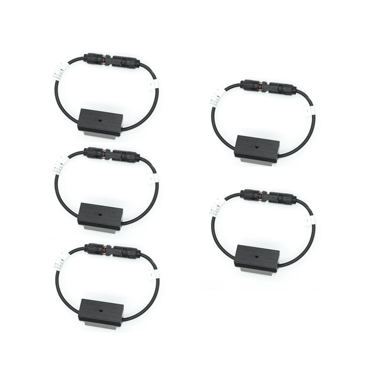 5 Pcs Outdoor Waterproof 55Amp DC 2000V Solar Connector Style Solar ...