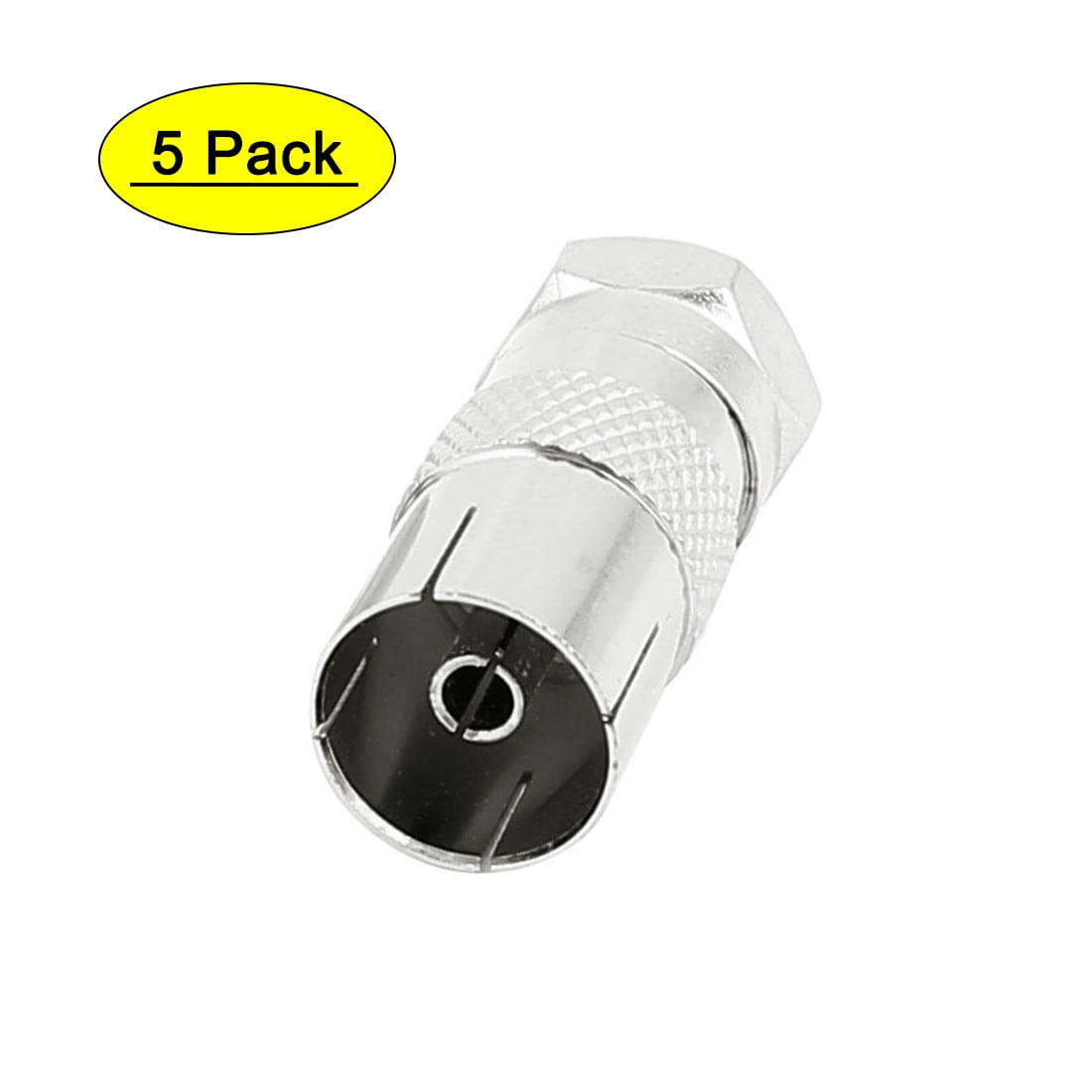 5 Pcs PAL Female to F Male TV RF Antenna CATV FM Coaxial Adapter ...