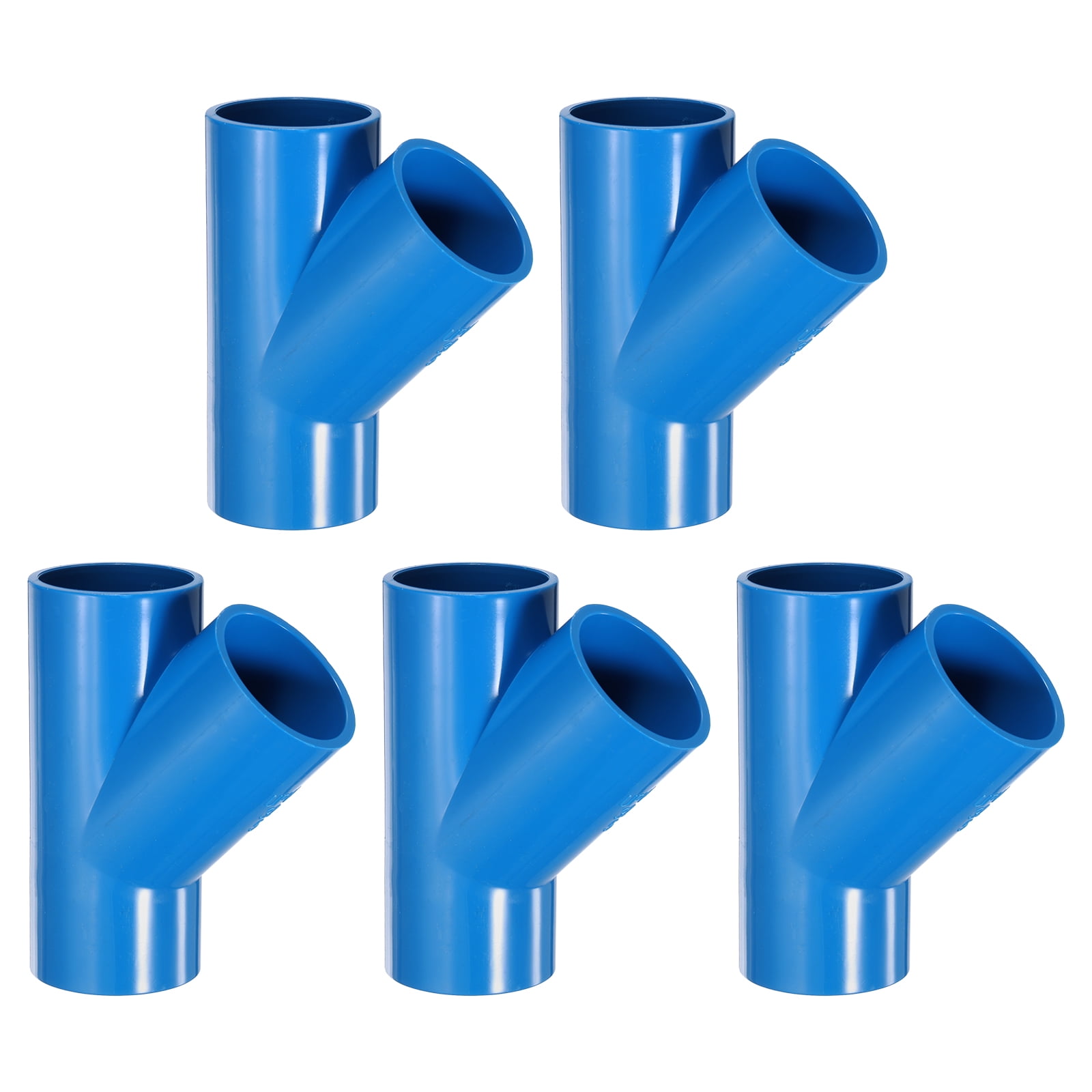 5Pcs Fitting, 3 Way 45 Degree Fitting 32mm Connectors Elbow Pipe ...