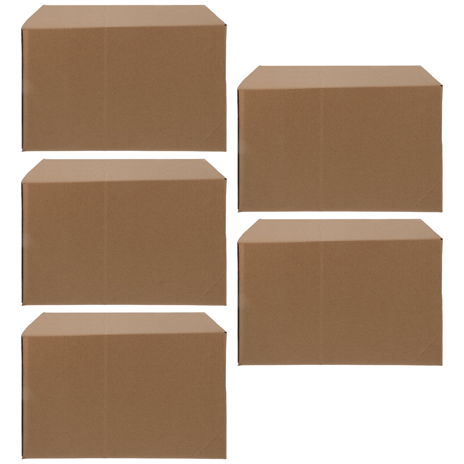 5 Pcs Corrugated Cardboard Express Box Moving Carton Packaging Boxes ...