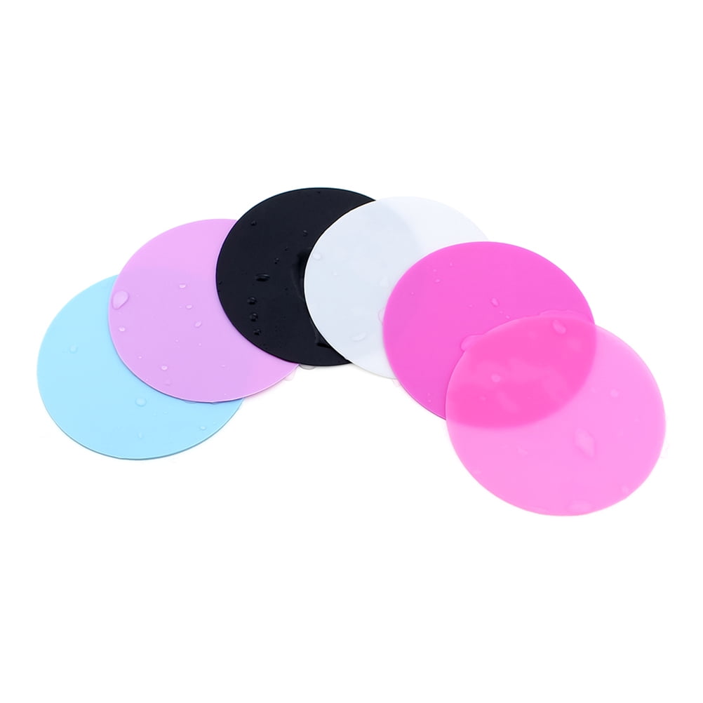 5 Pcs Resin Palette Round Pallets for Nail Polish Plate Painting ...