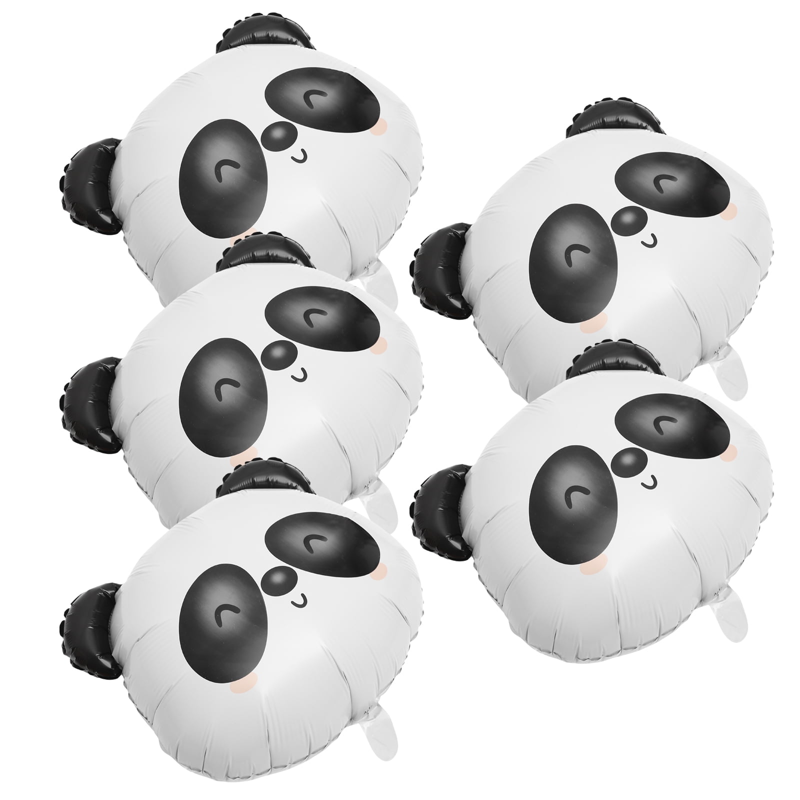 5 Pcs Panda Balloon Balloons Head Adorable Animal Novelty Birthday ...