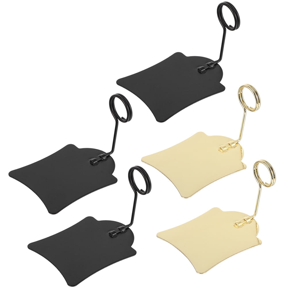 5 Pcs Pantry Labels Displaying Price Tag Clip Menu Display Clip 6.50X6 ...