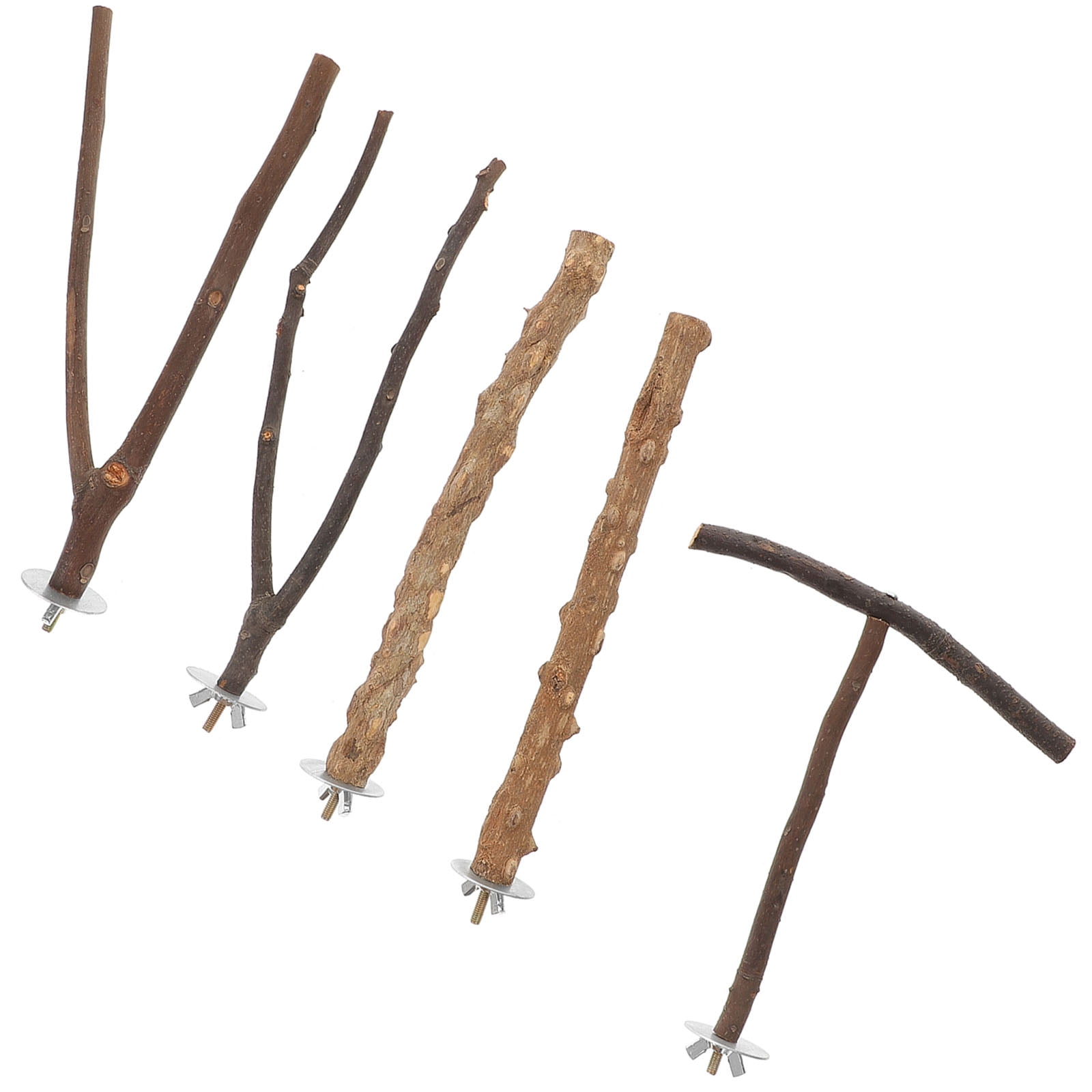 CRILSTYLEO Care Parrot Perch Stick 5Pcs 0.59x7.86in - Walmart.com