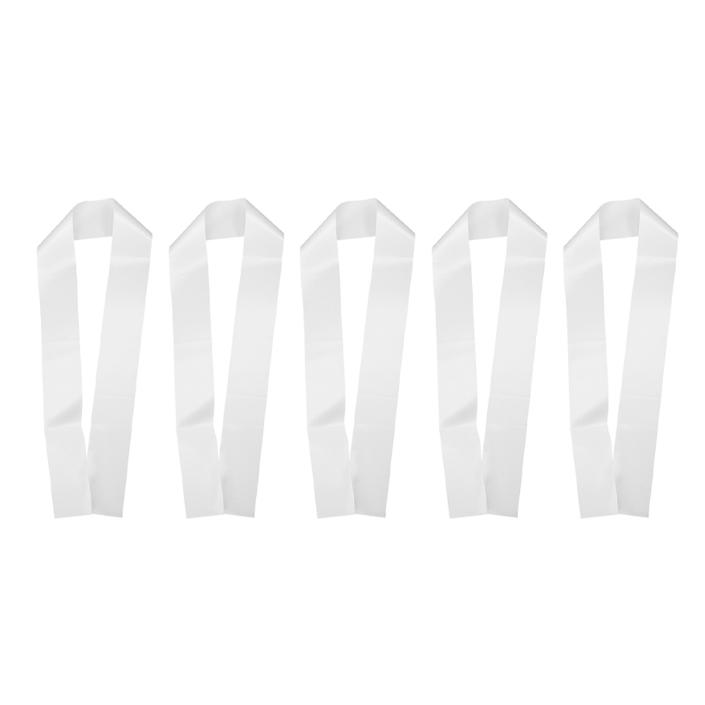 5pcs Blank Sashes for Parties Multi Function Printing Prop Delicate Diy ...
