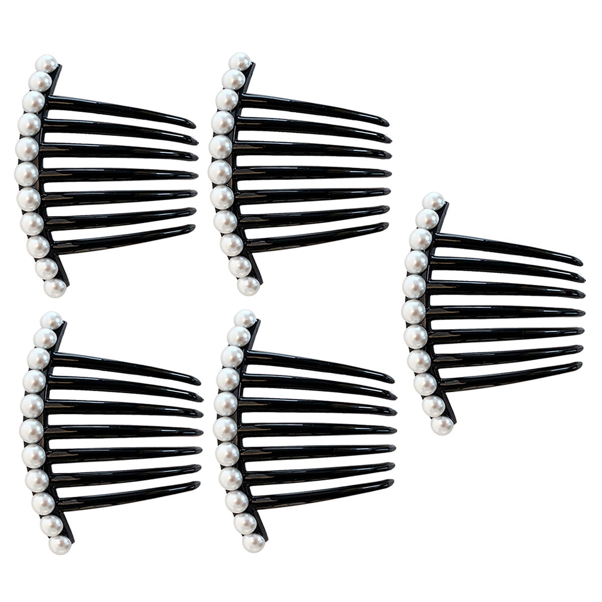 5 Pcs Pearl Hairpins Woman Bridal Accessories Invisible Pearls Comb ...