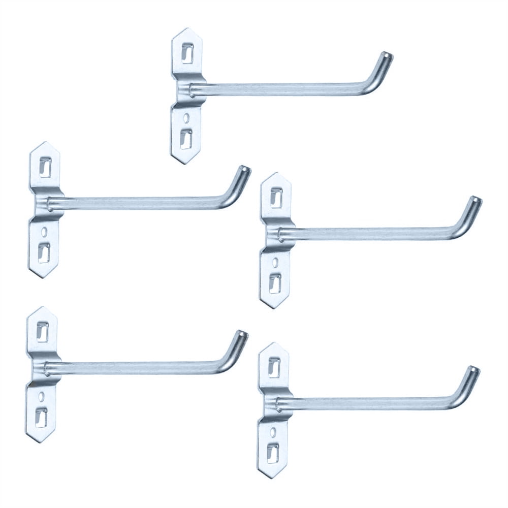 5 Pcs Pegboard Hook,Wall-Mounted Hole Board Hook,for Garage ...