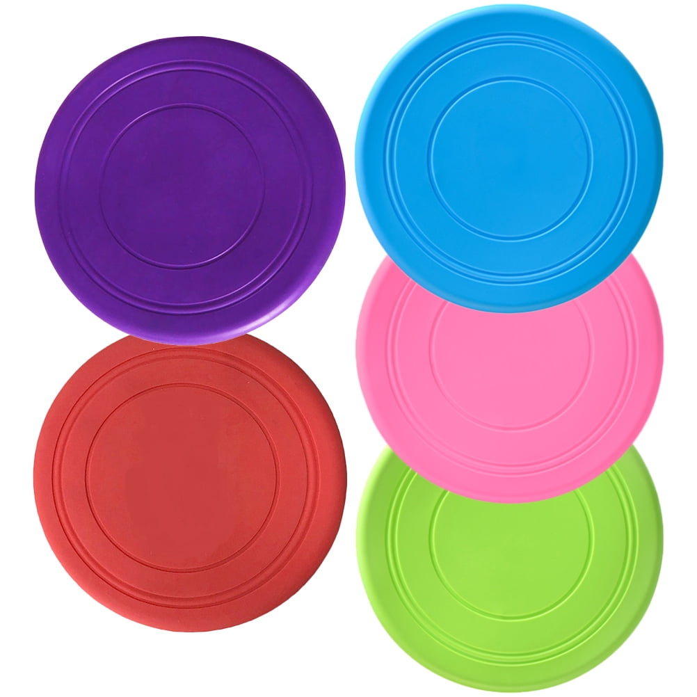 5 Pcs Pet Toys Dog Training Flying Disc Kids Flying Disc Puppy Training ...