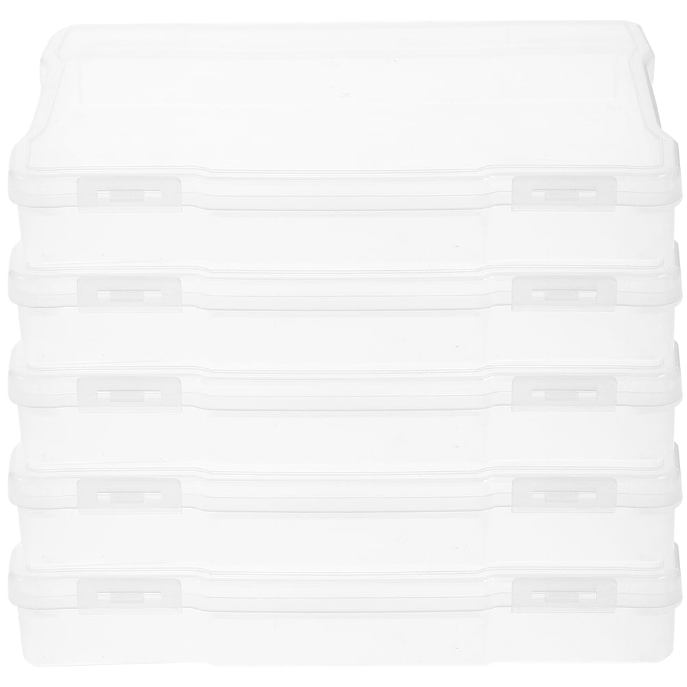 5 Pcs Photo Box Portable Storage Postcard Organizer Travel - Walmart.com