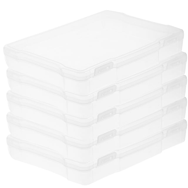 5 Pcs Photo Storage Container Moving Boxes Shipping Large Travel ...