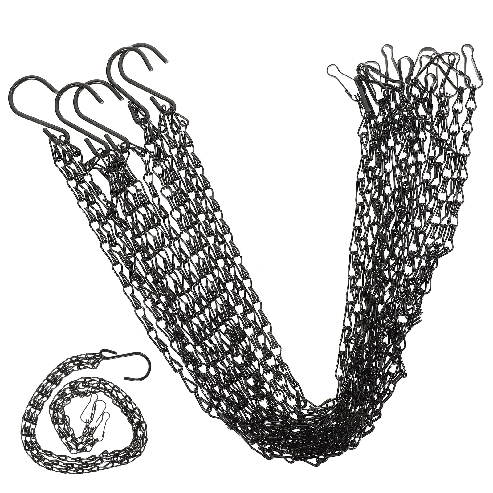 5 Pcs Plant Flower Pot Hanging Chain Hanger Basket Pots for Plants Long ...