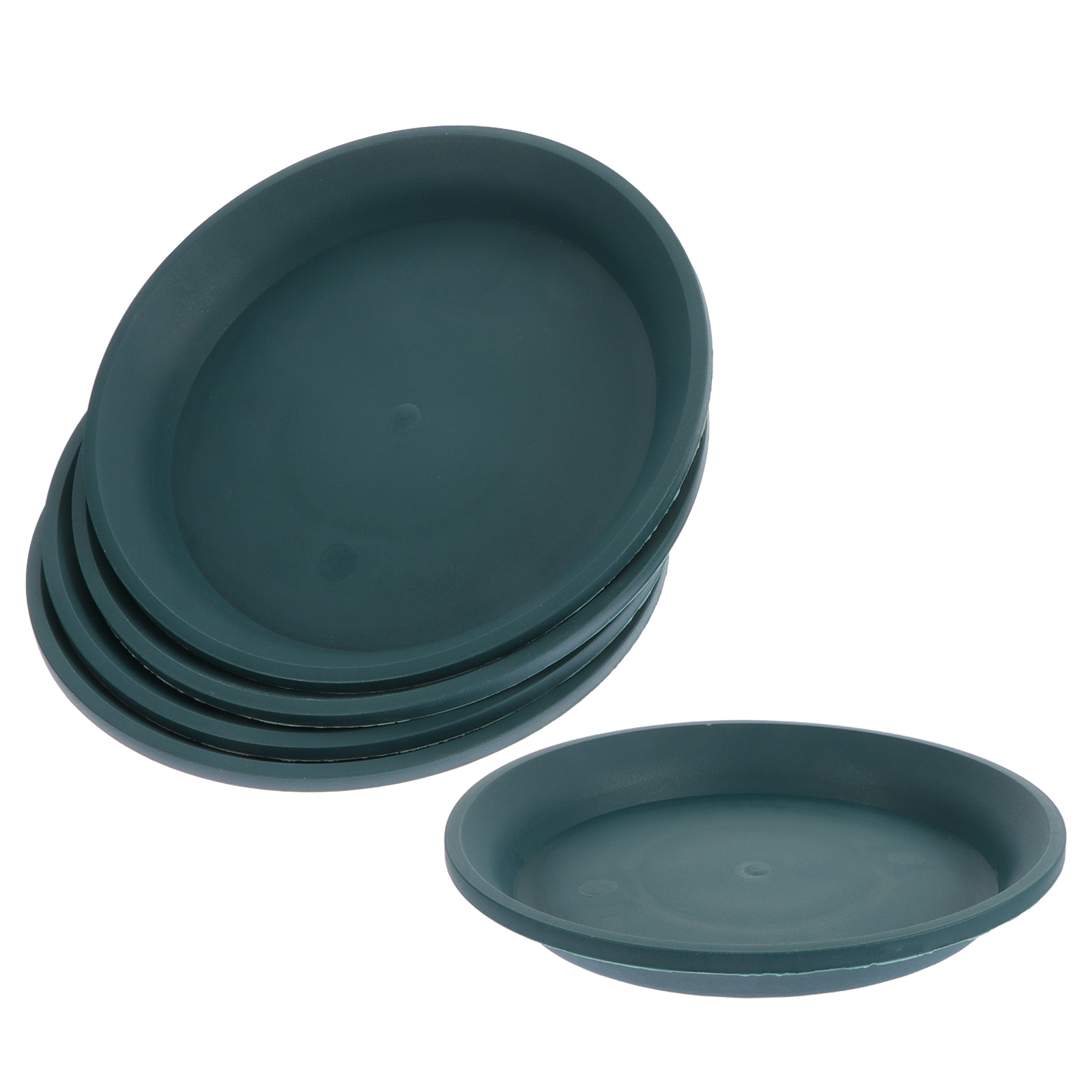5 Pcs Plant Pot Bottom Tray Gallon Planter Gardening Trays Green Plants ...